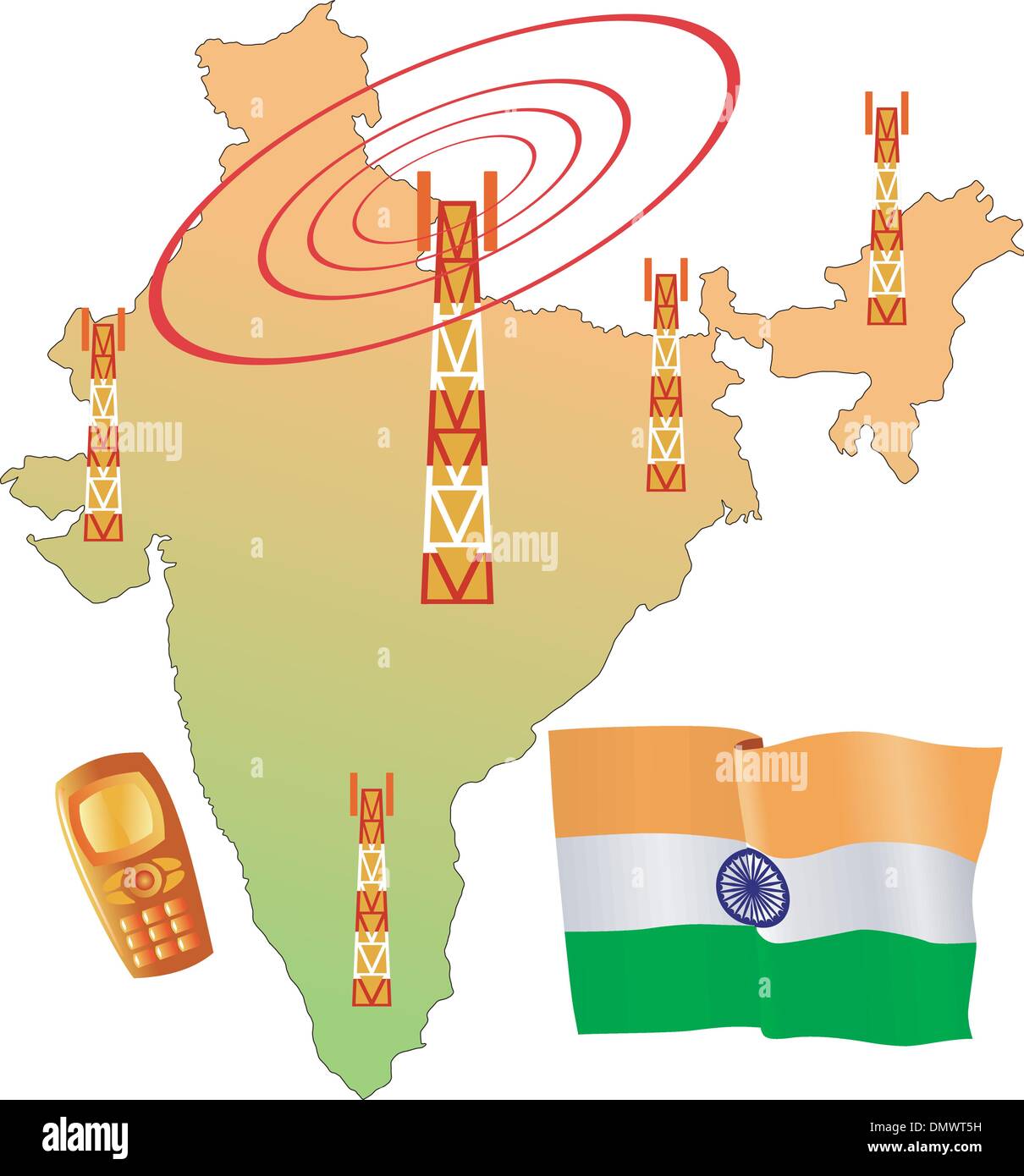 Modern technology india Cut Out Stock Images & Pictures - Alamy