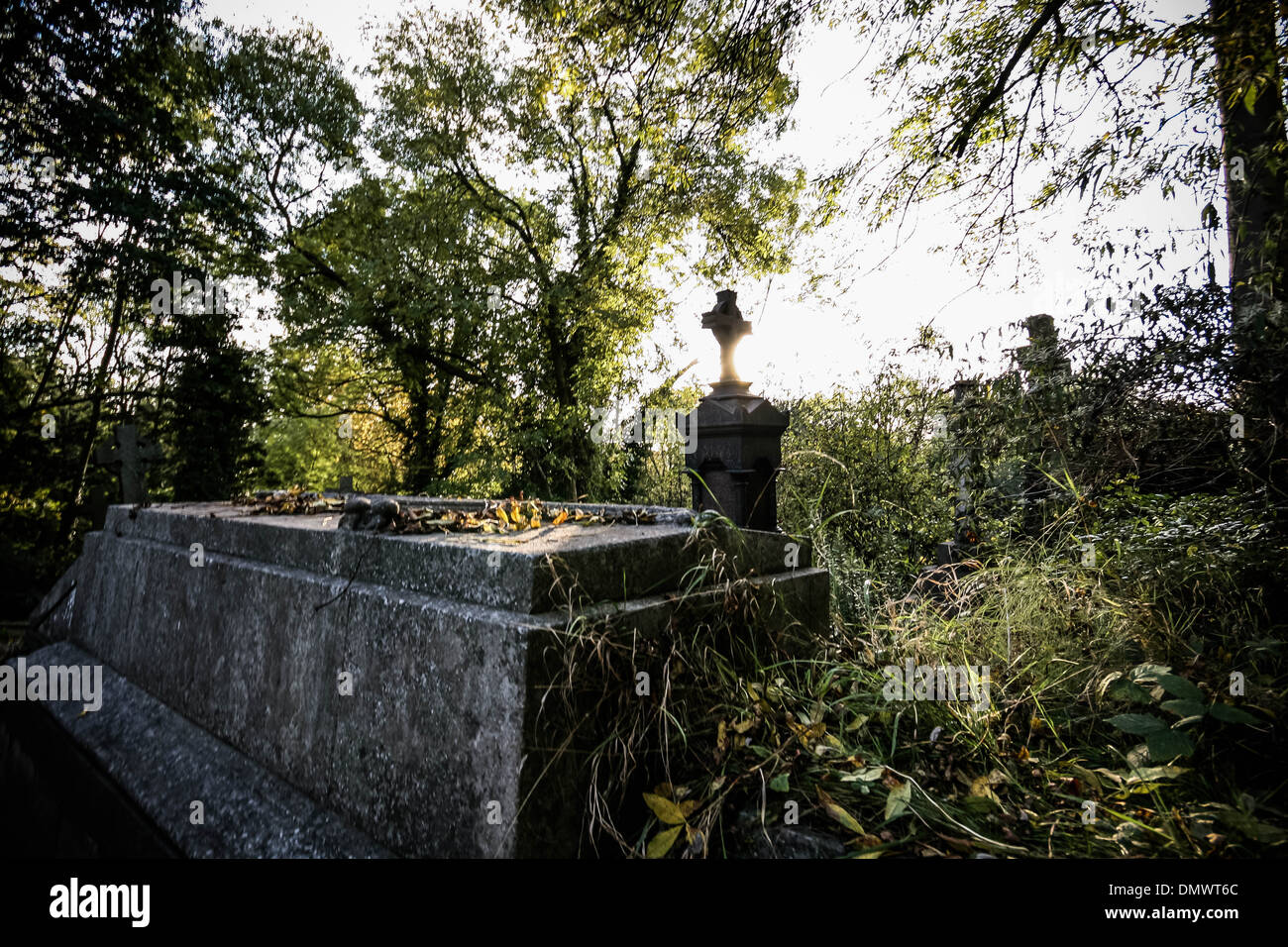 Highgate Cemetery (east) in north London, UK Stock Photo - Alamy