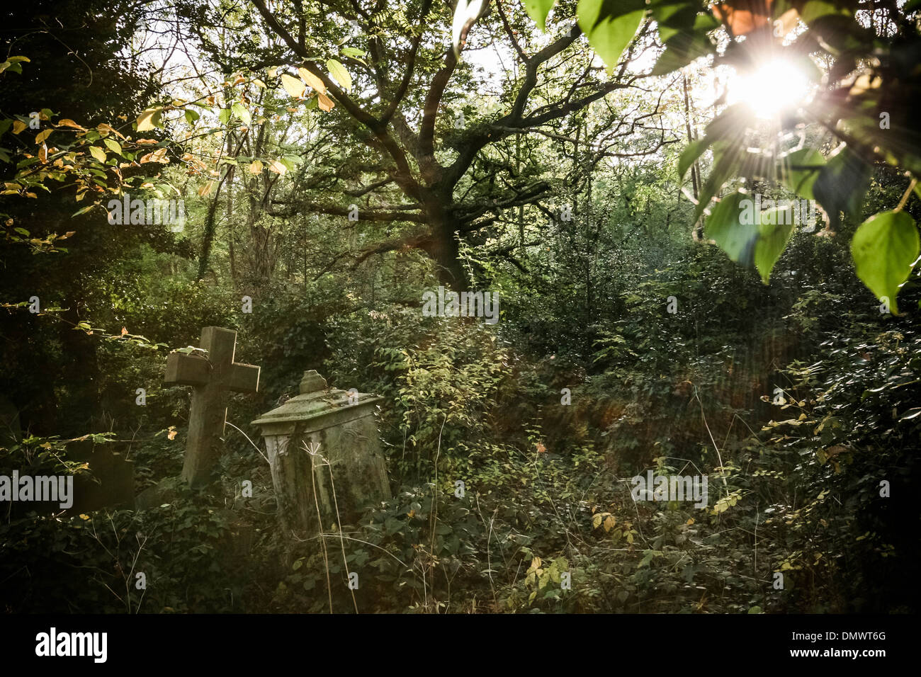Highgate Cemetery (east) in north London, UK Stock Photo - Alamy