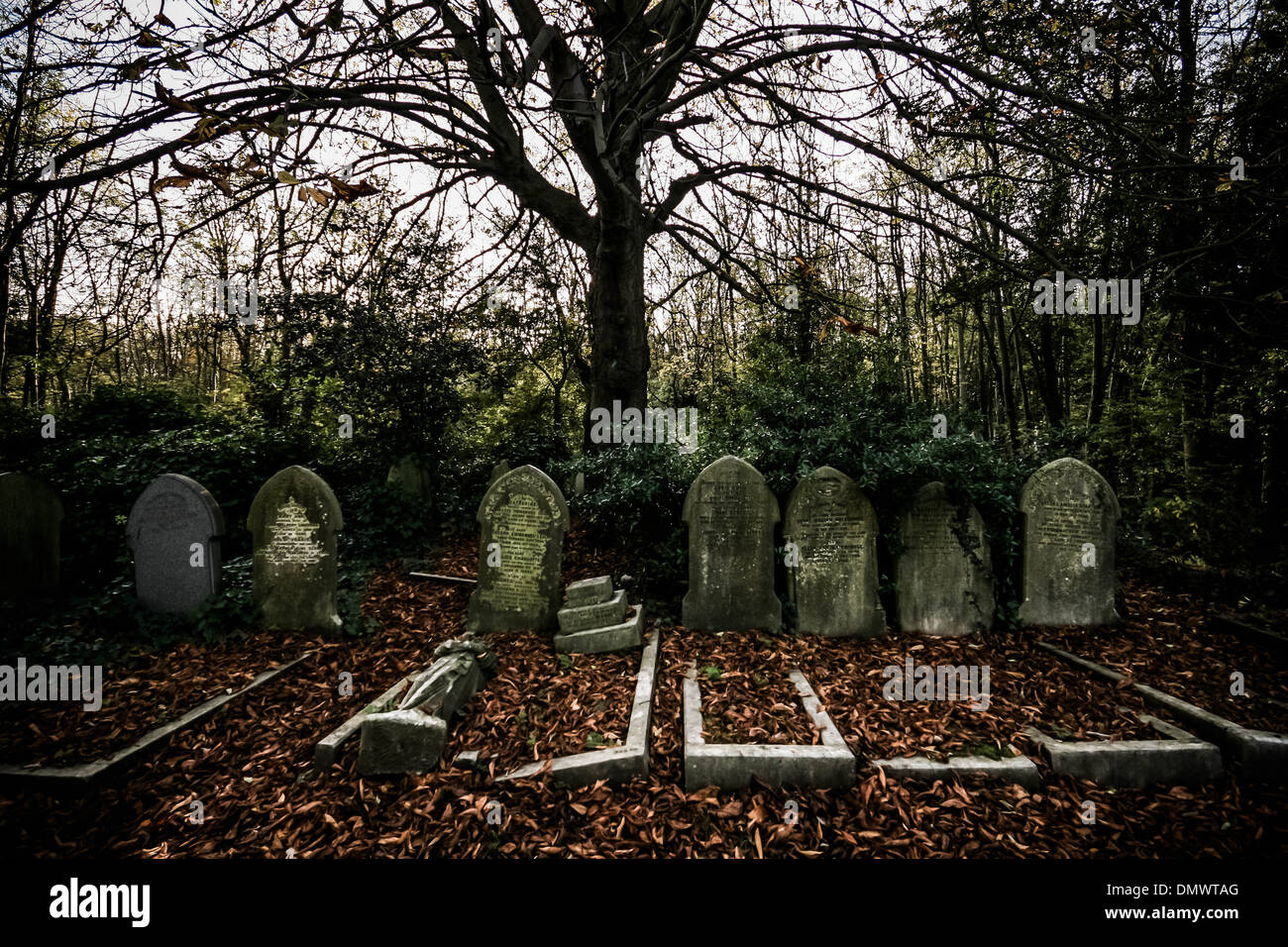 Highgate Cemetery (east) in north London, UK Stock Photo - Alamy