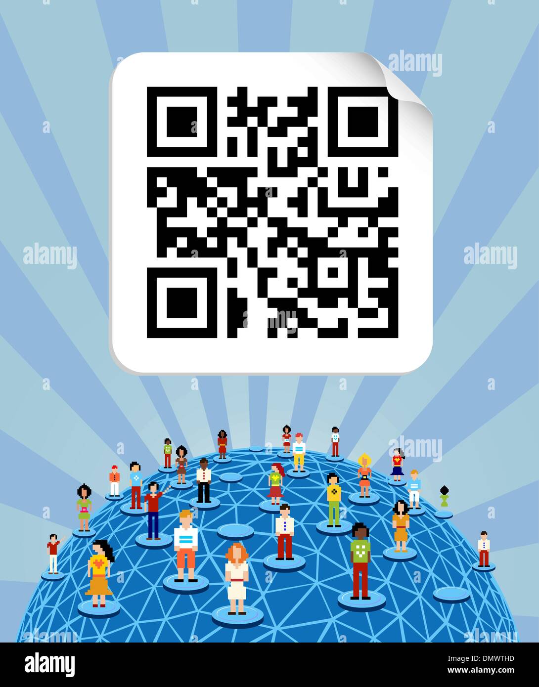 Global world network connection Stock Vector Images - Alamy