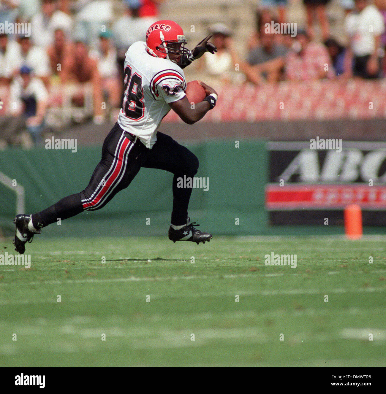 Sep 26, 1992; Los Angeles, CA, USA; SDSU Aztecs running back MARSHALL ...