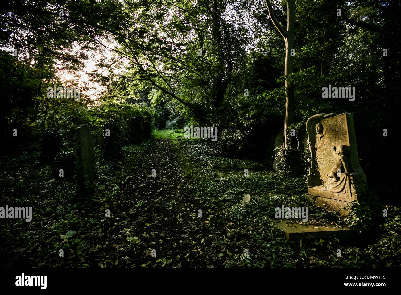 Highgate Cemetery (east) in north London, UK Stock Photo - Alamy