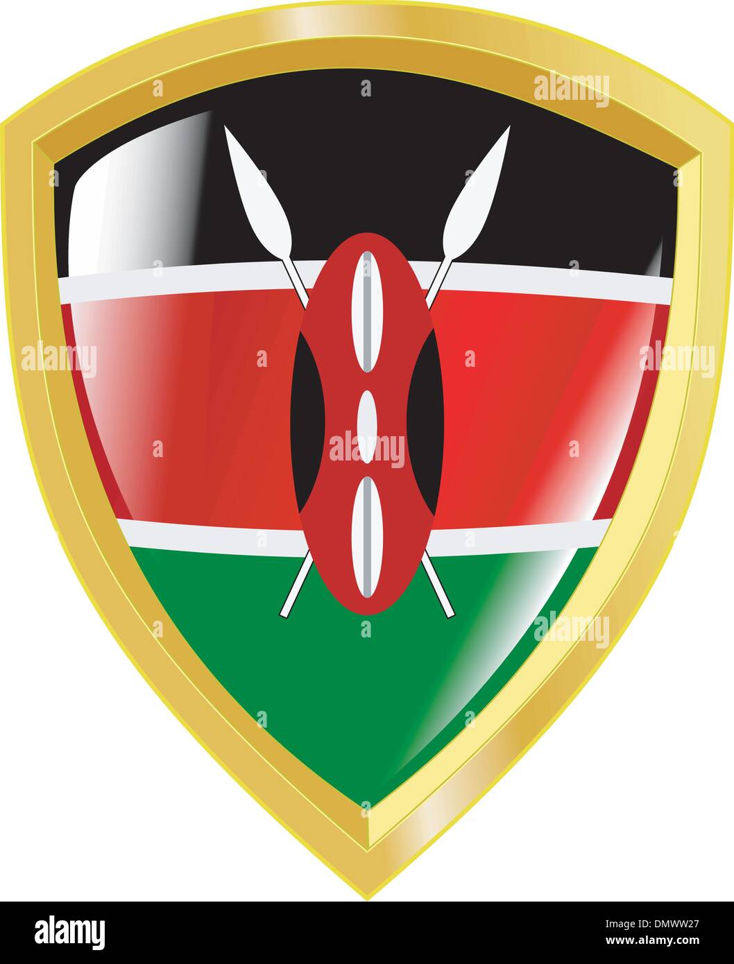 Coat of arms kenya Stock Vector Images - Alamy
