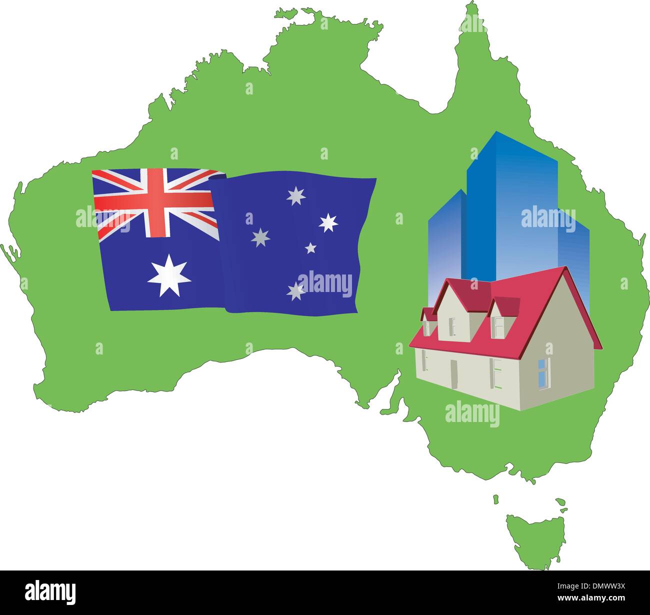 Building in australia Stock Vector Images - Alamy