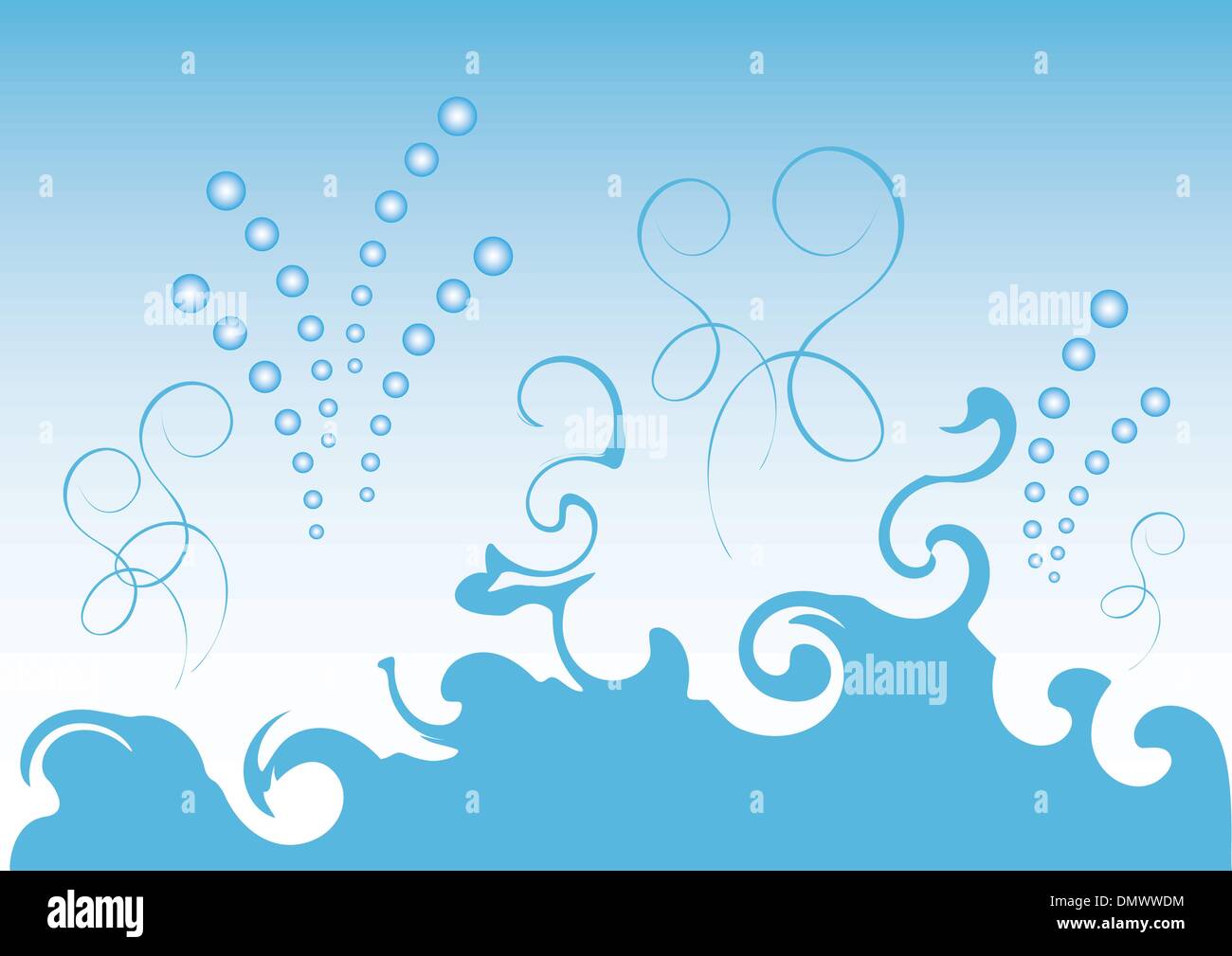 vector abstract blue figures Stock Vector Image & Art - Alamy