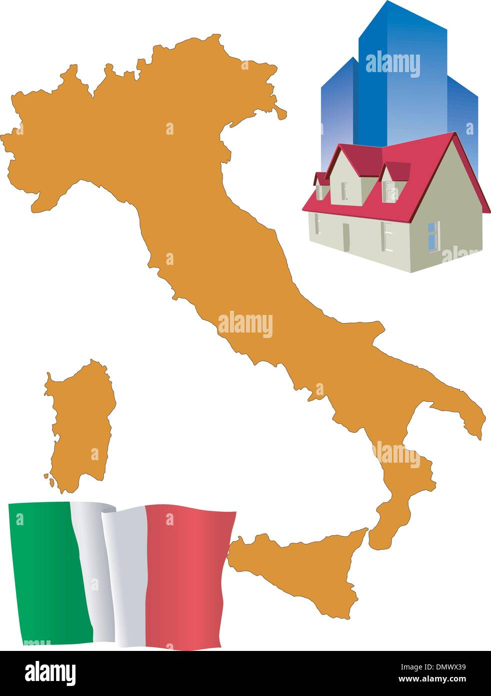 Real italy Cut Out Stock Images & Pictures - Alamy