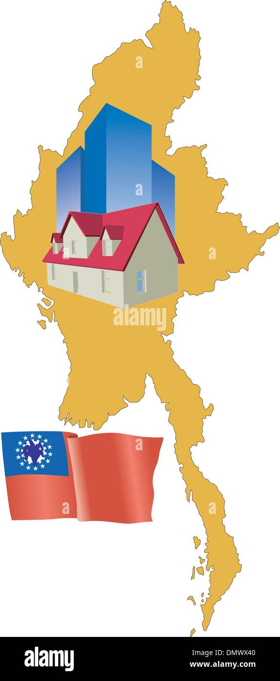 Myanmar vector Cut Out Stock Images & Pictures - Alamy