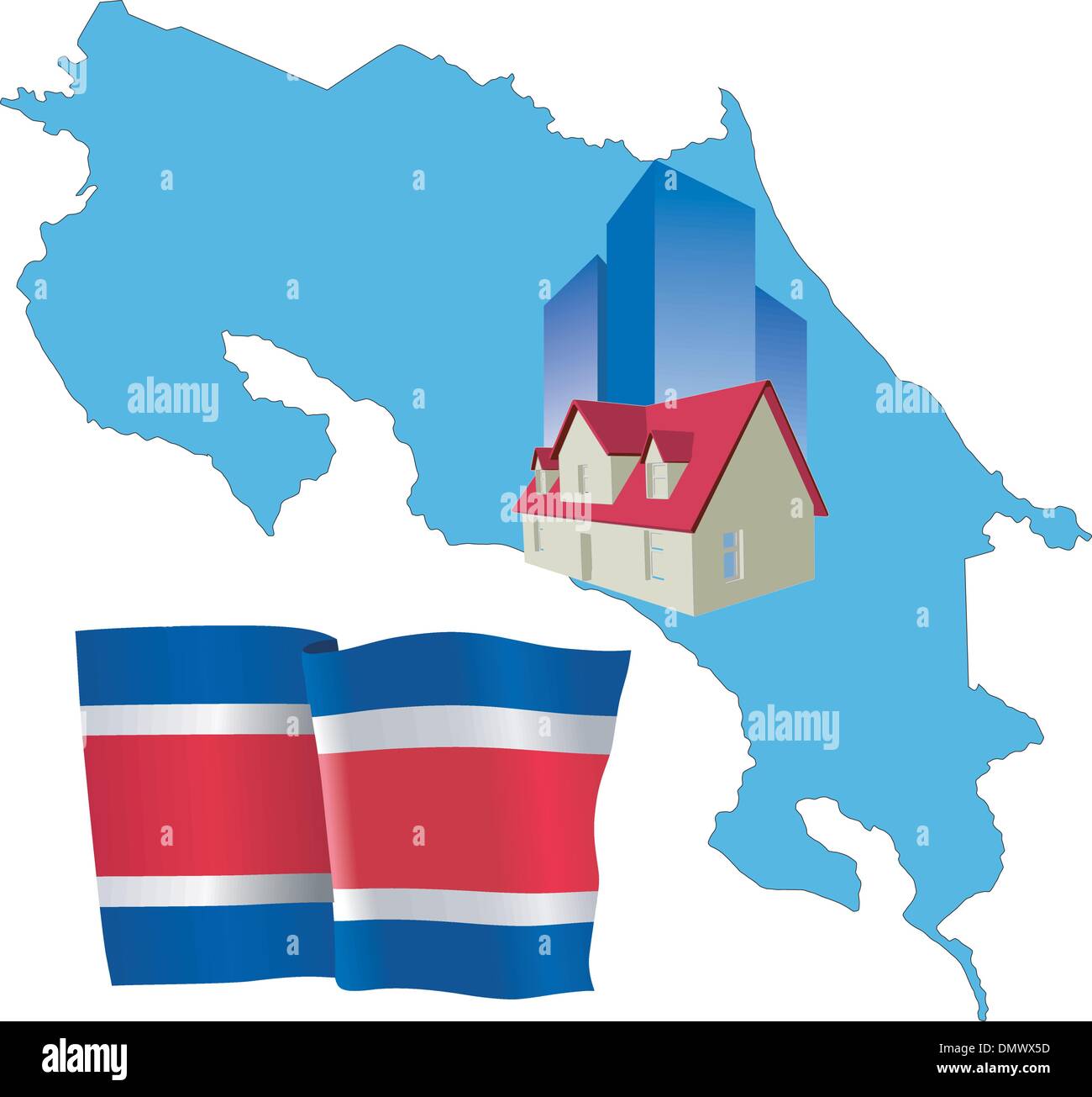 Hotel costa rica Stock Vector Images - Alamy