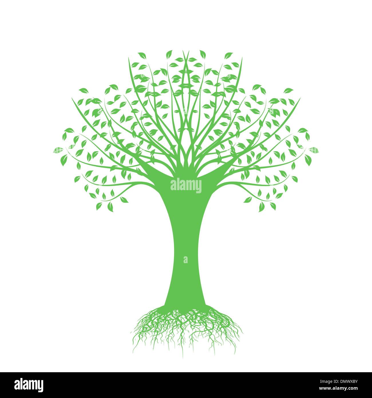 Art Tree Silhouette Stock Vector Image & Art - Alamy