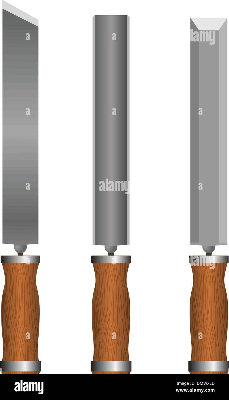Set of chisels Stock Vector Image & Art - Alamy