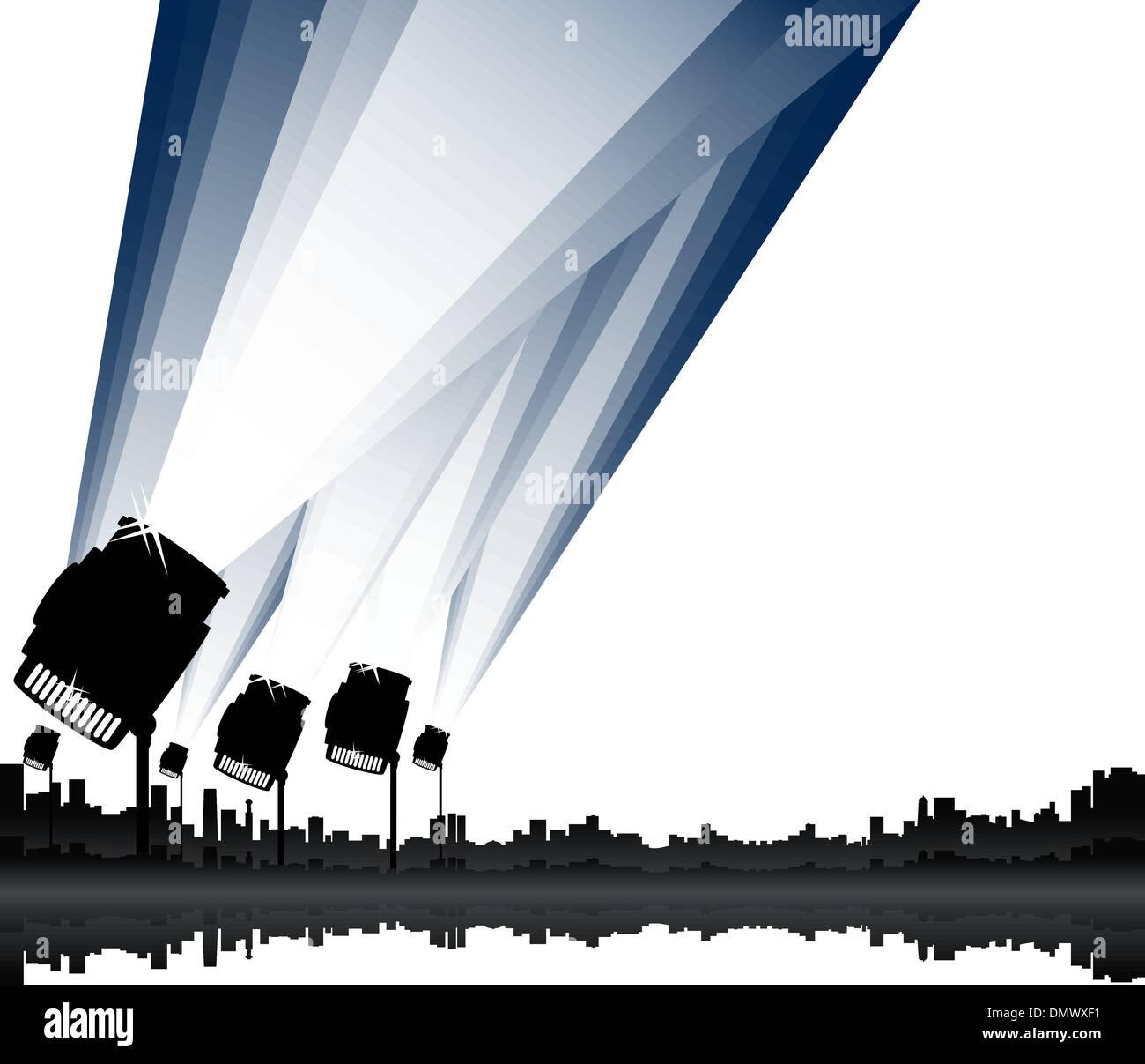 Urban skyline graphic Stock Vector Images - Alamy