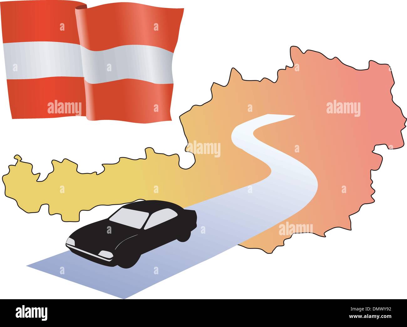 Austria car Stock Vector Images - Alamy