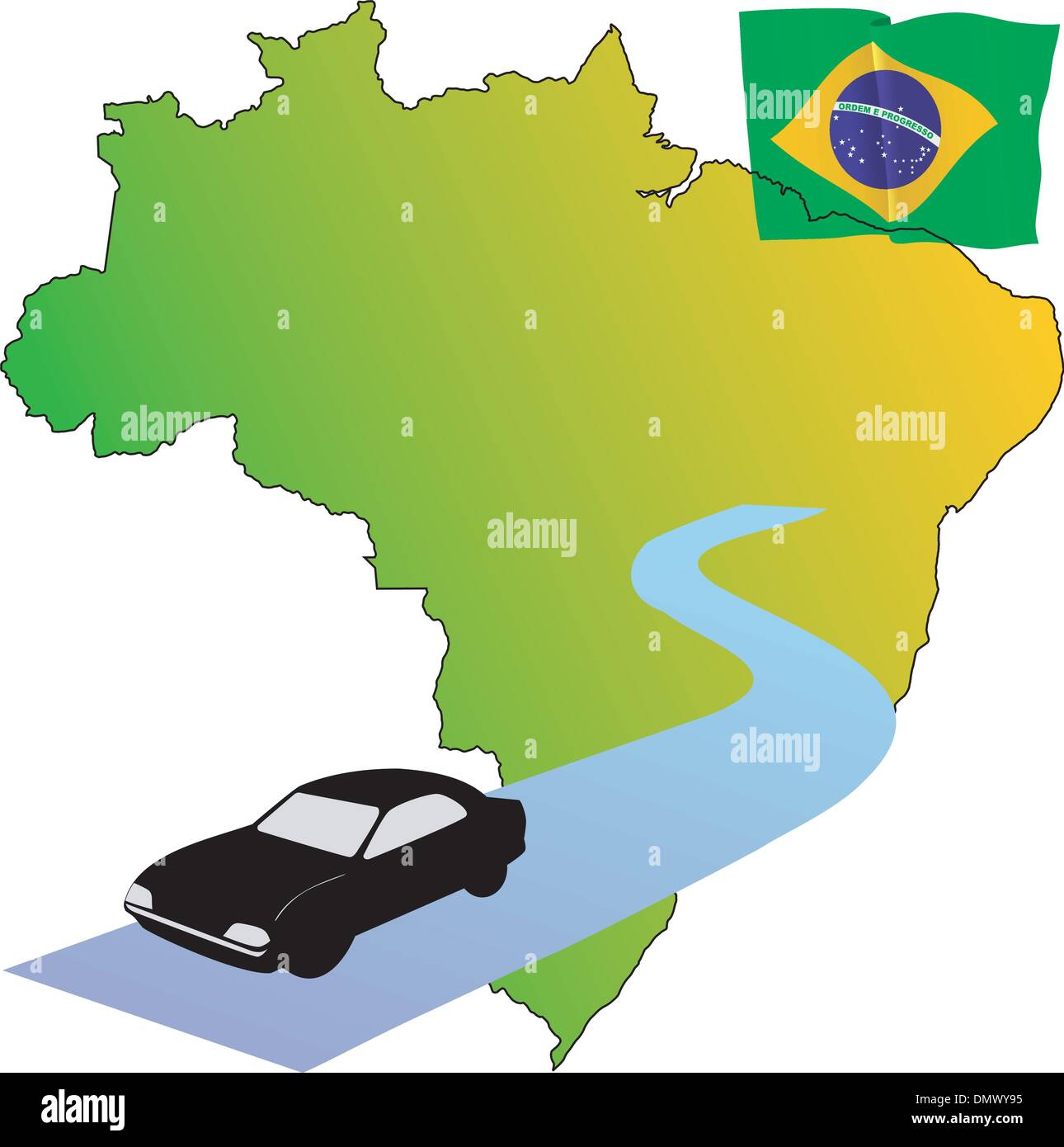 Traffic brazil Stock Vector Images - Alamy