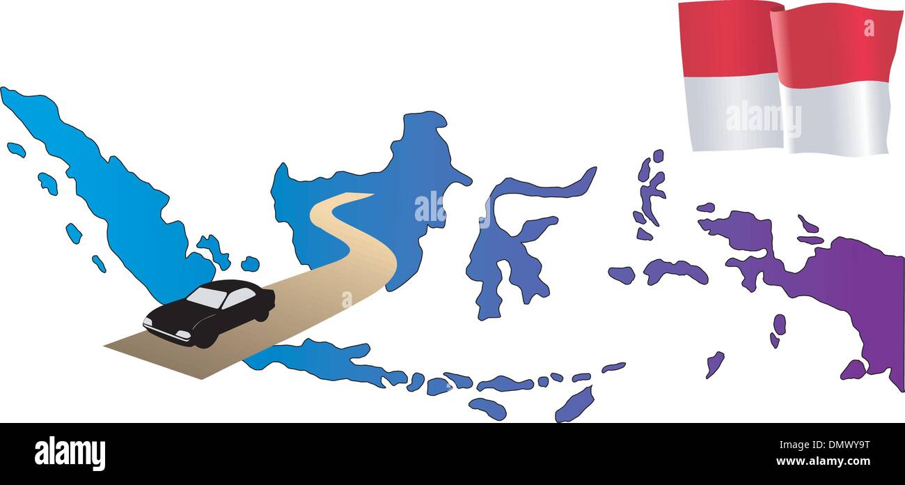 Trek indonesia Stock Vector Images - Alamy