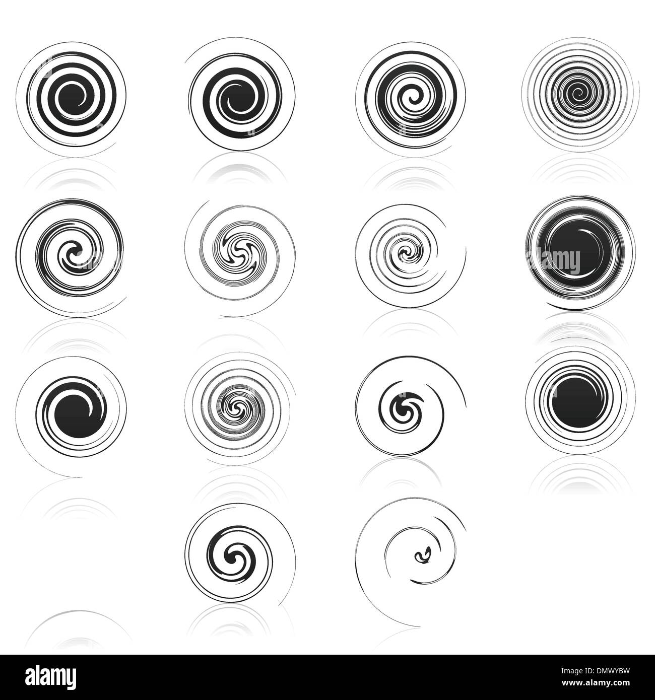 Spiral graphic Stock Vector Images - Alamy