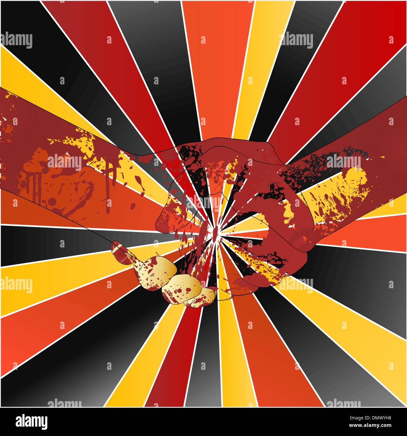 Bloody murder handshake Stock Vector Image & Art - Alamy