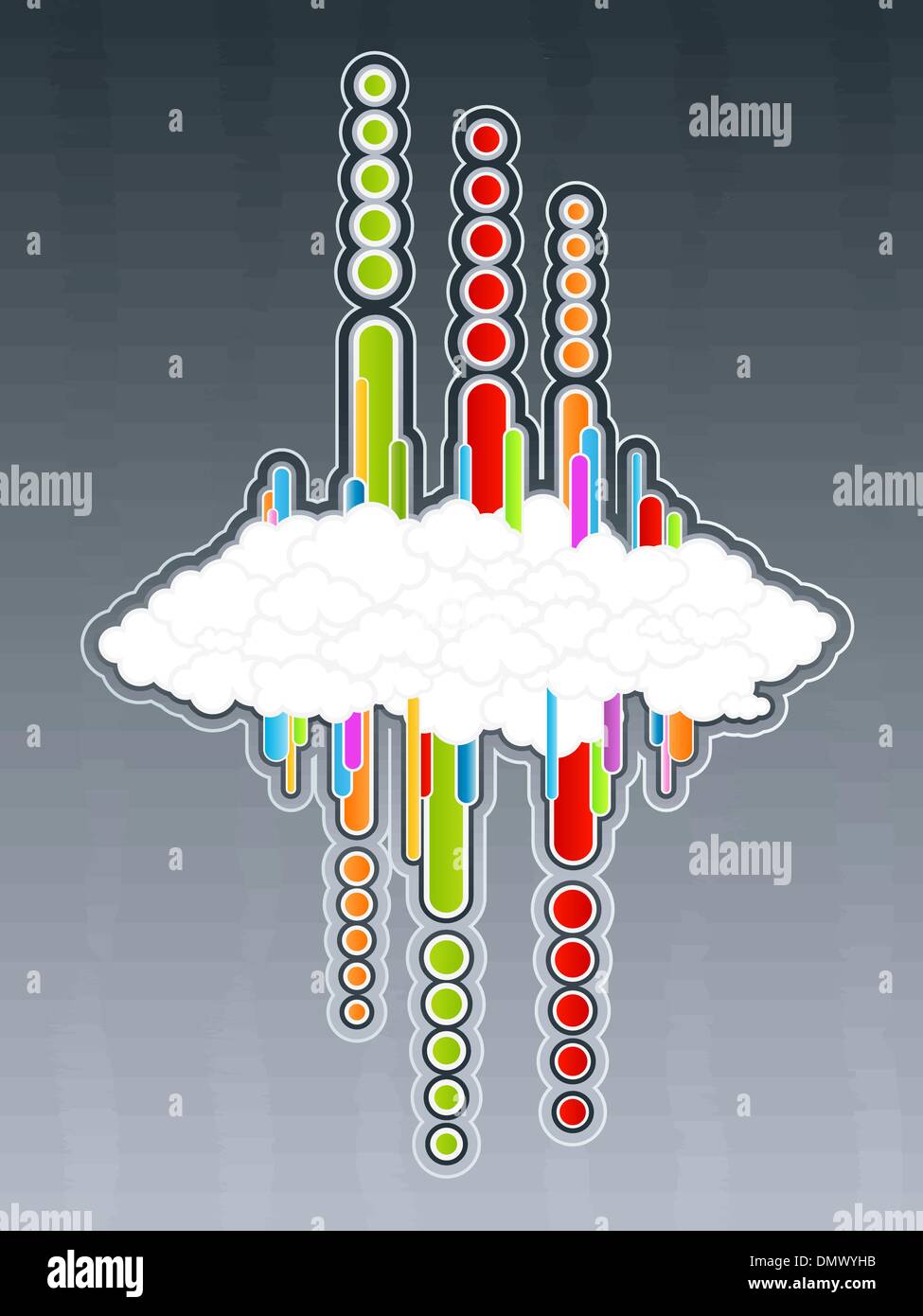 Retro clouds background Stock Vector Image & Art - Alamy