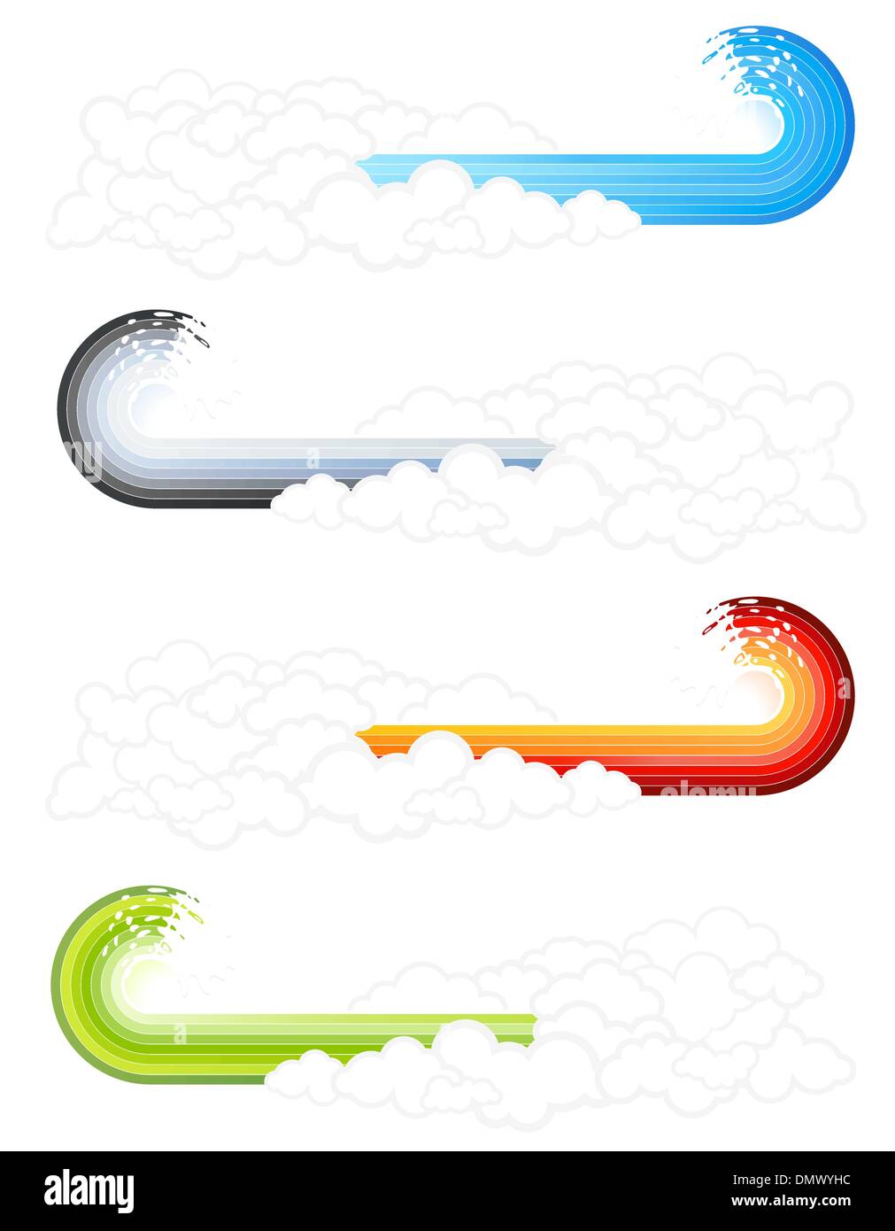 Cloudy splash Stock Vector Images - Alamy