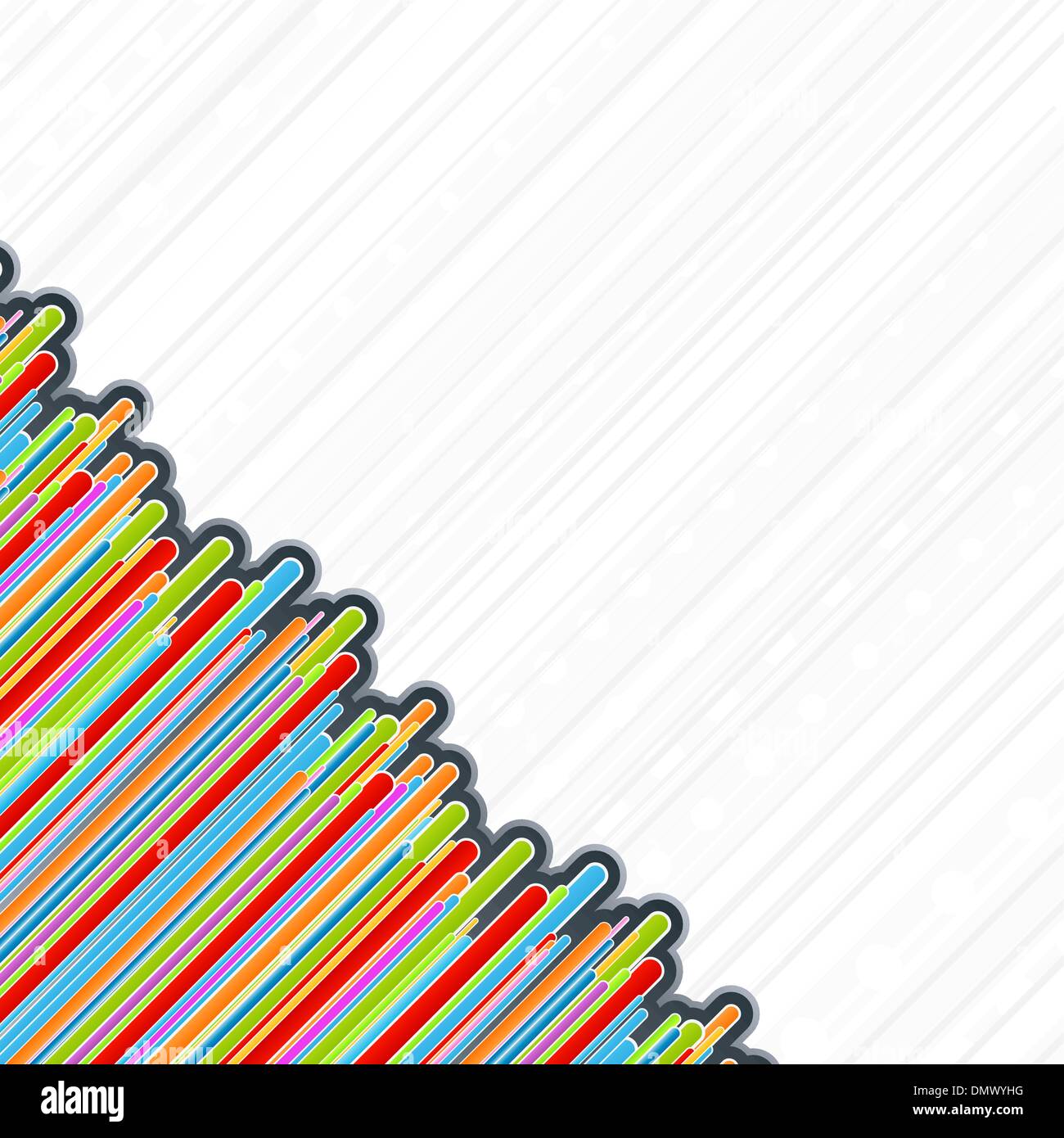 Colorful retro corner bars Stock Vector Image & Art - Alamy