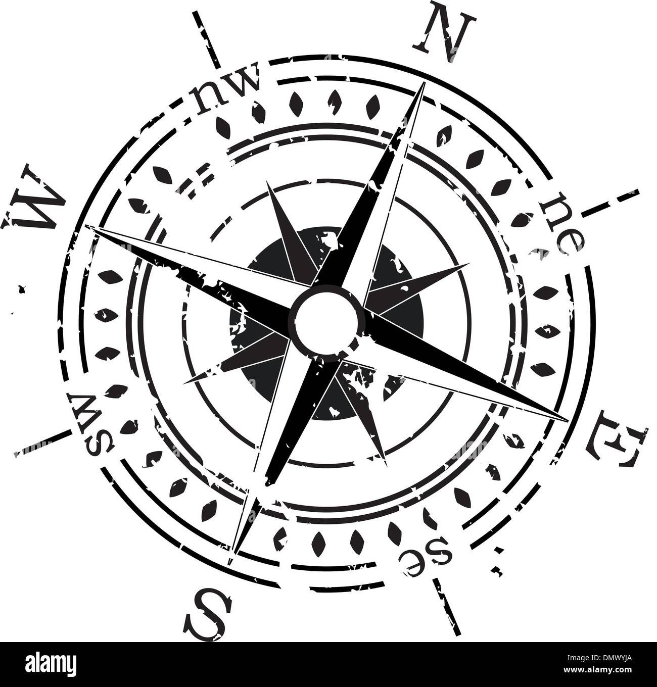 Compass Vector Stock Vector Images Alamy