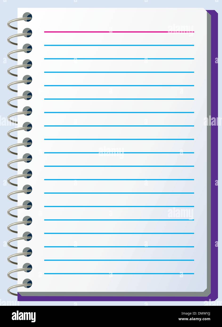 vector notepad Stock Vector Image & Art - Alamy