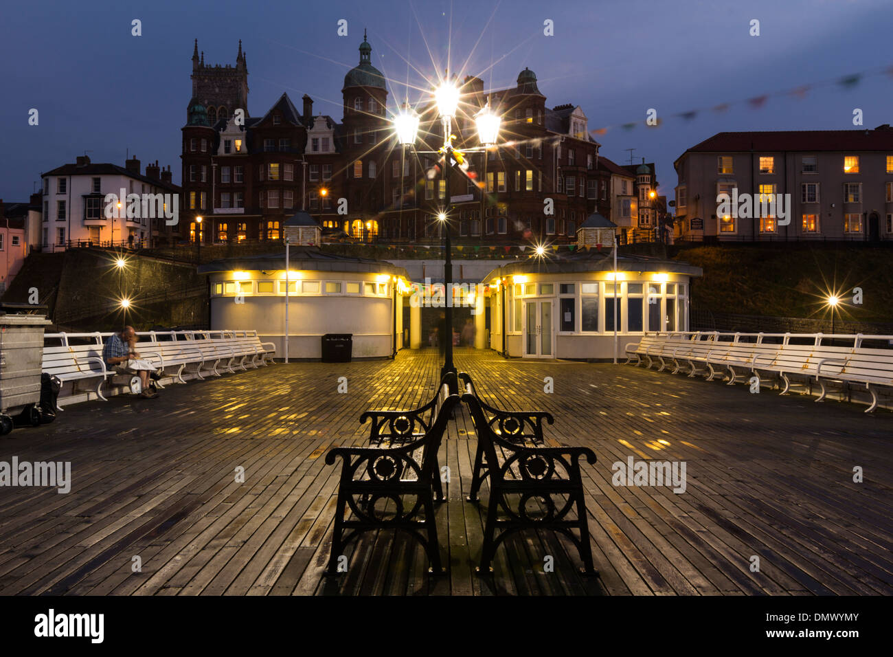 Cromer pier and seafront at night Norfolk England Stock Photo - Alamy