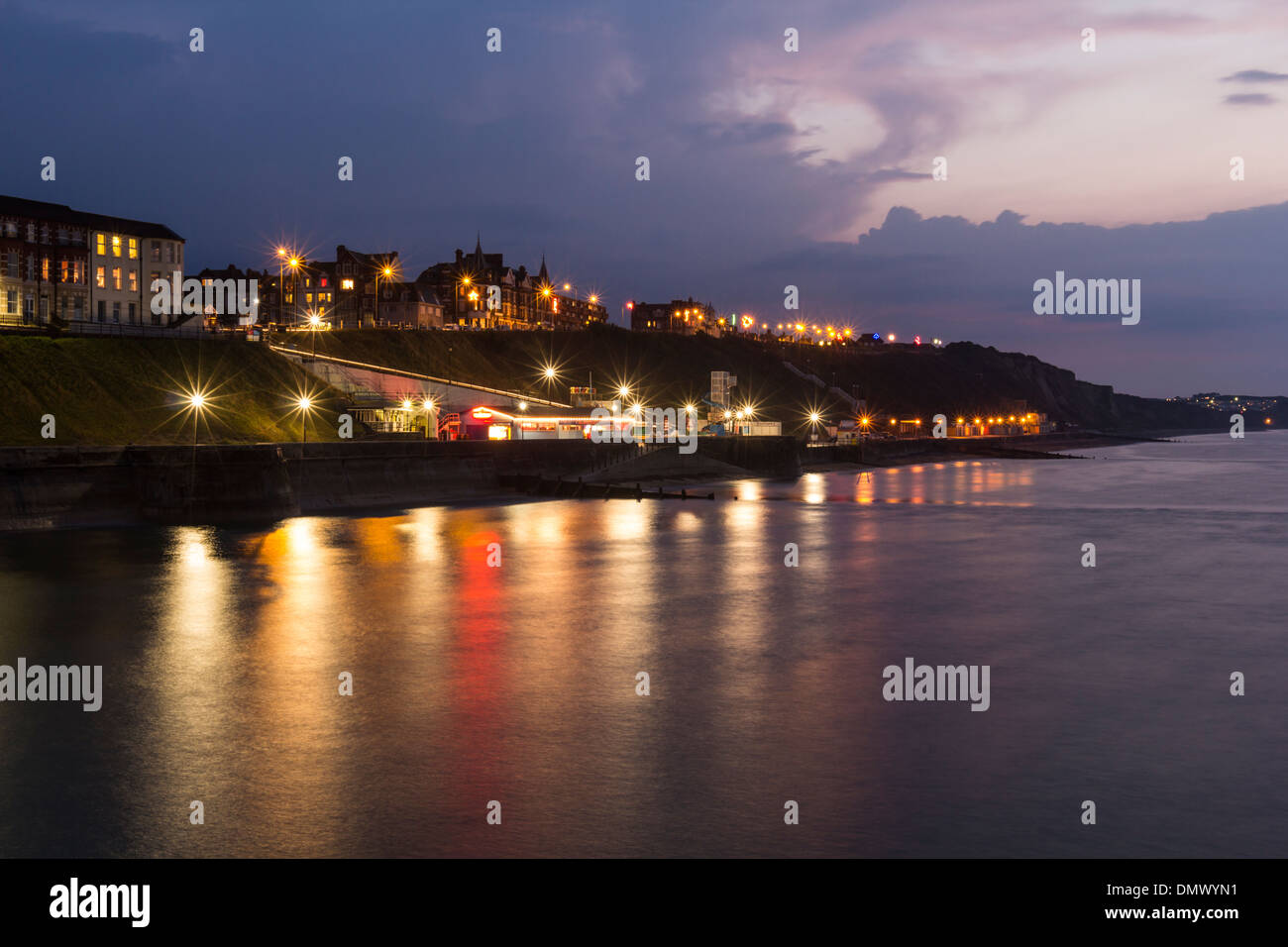 Cromer a seaside town in Norfolk at night Stock Photo - Alamy