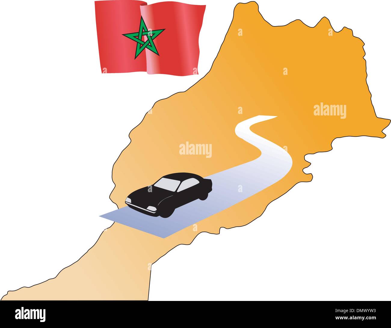 Morocco transportation car Stock Vector Images - Alamy