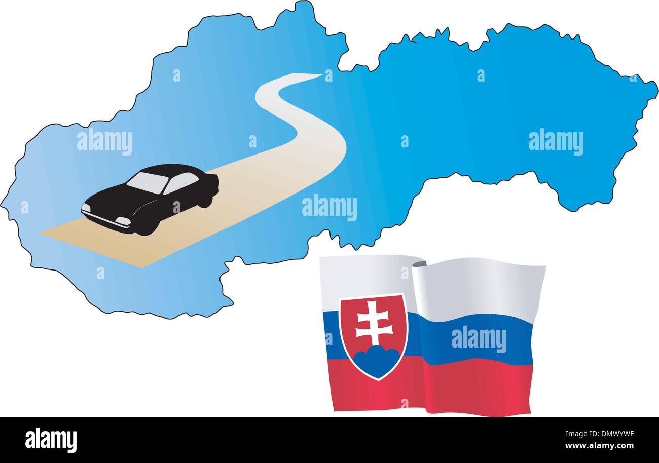 roads of Slovakia Stock Vector Image & Art - Alamy