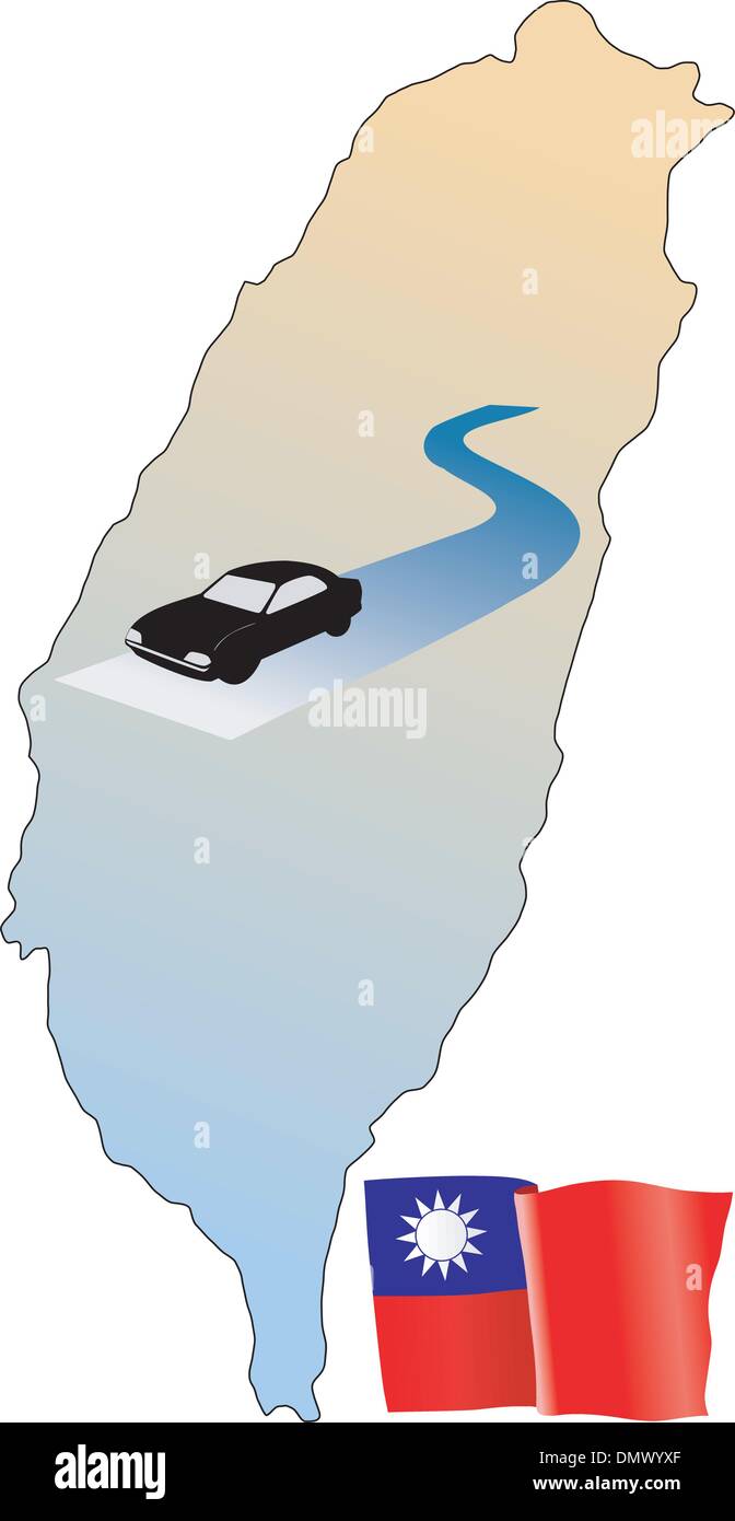 roads of Taiwan Stock Vector Image & Art - Alamy
