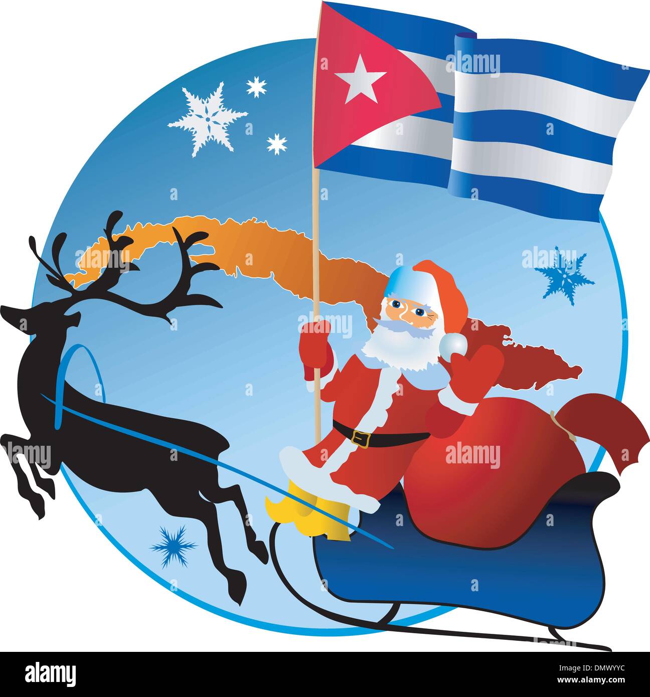 Merry Christmas, Cuba! Stock Vector Image & Art - Alamy