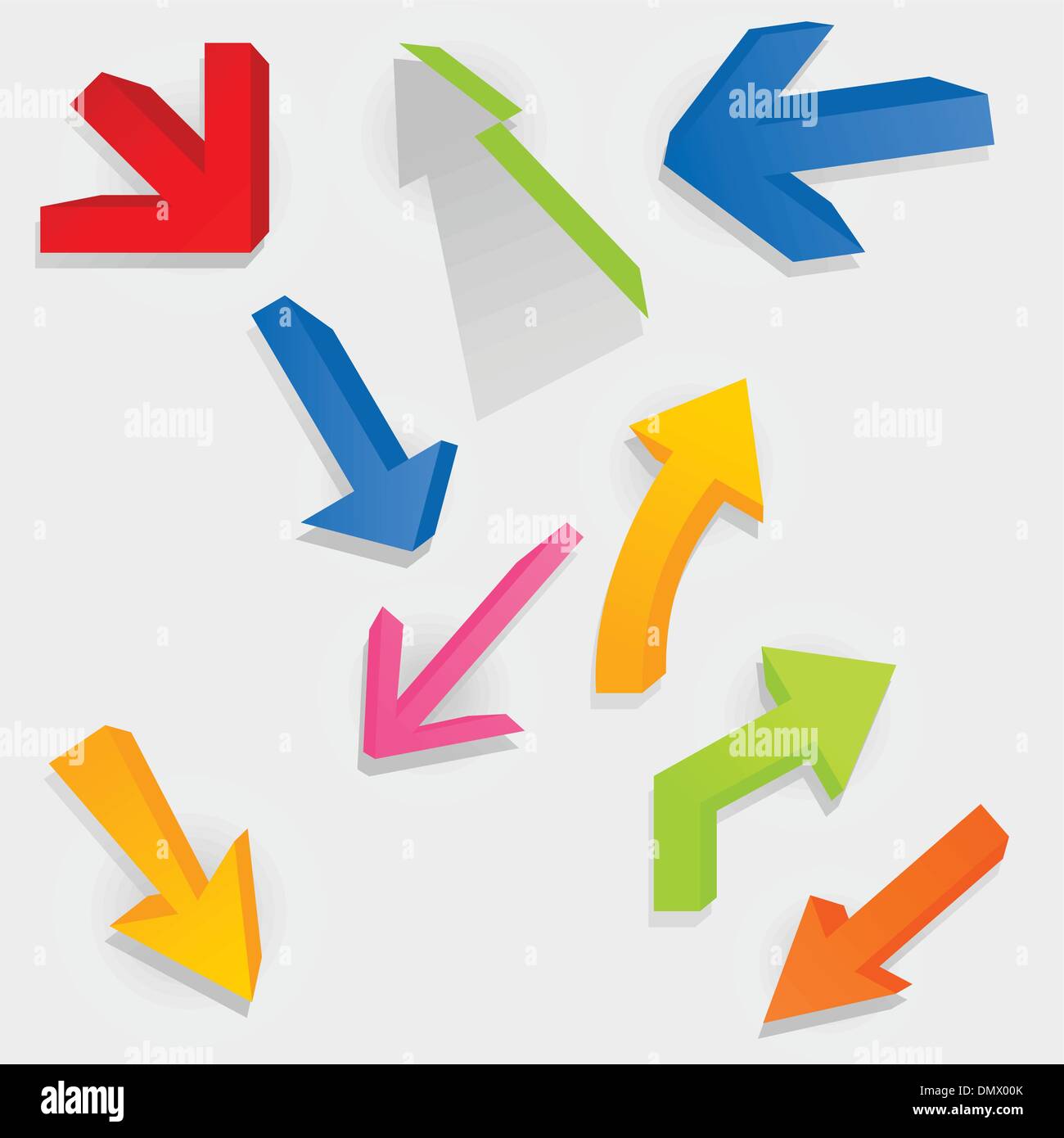 3d arrow Stock Vector Images - Alamy