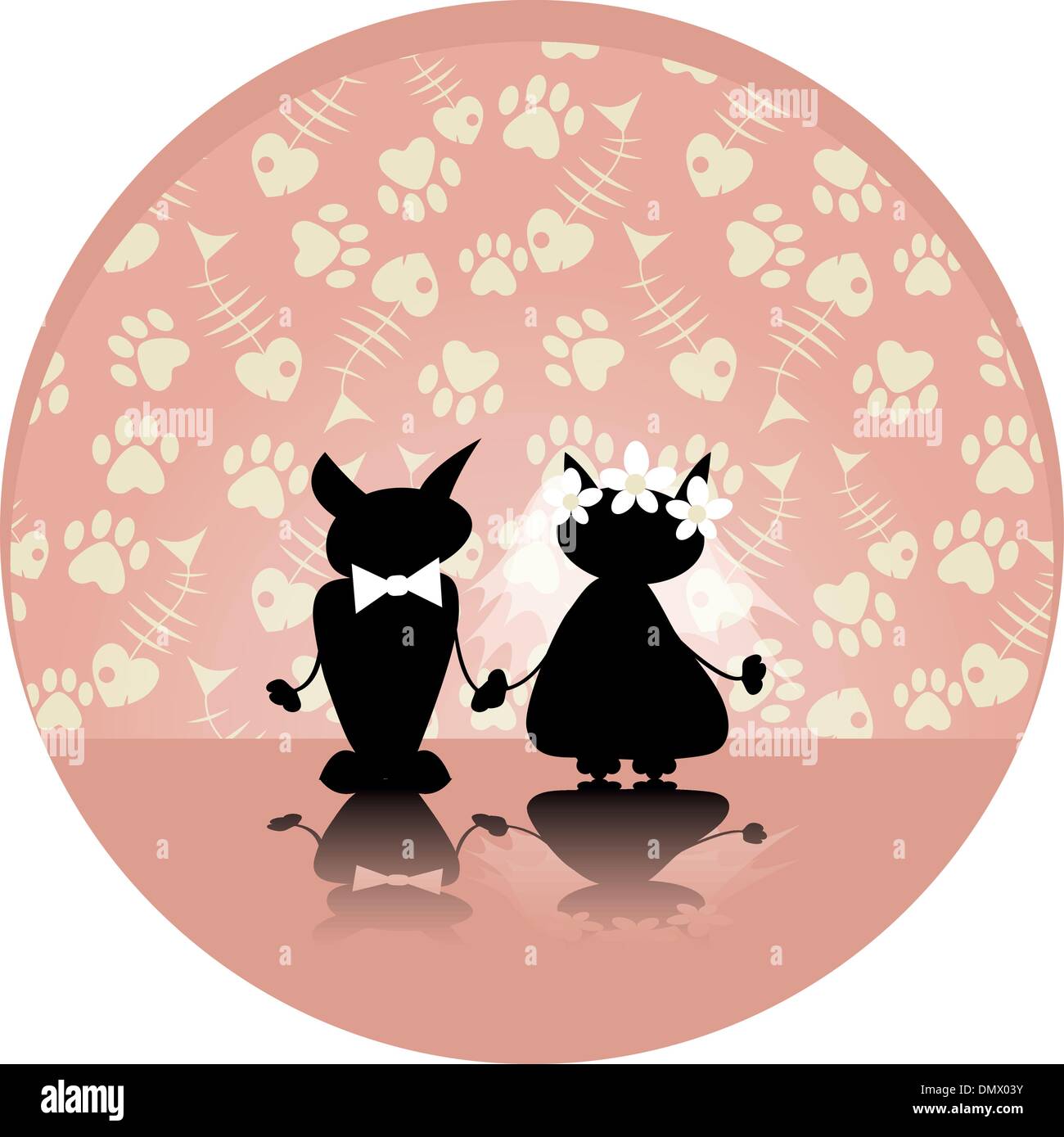 Cartoon cat bride hi-res stock photography and images - Alamy