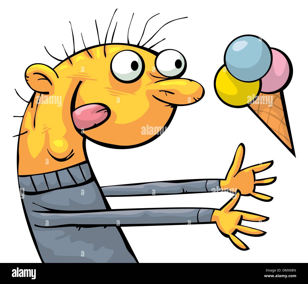 Funny face kid Cut Out Stock Images & Pictures - Alamy