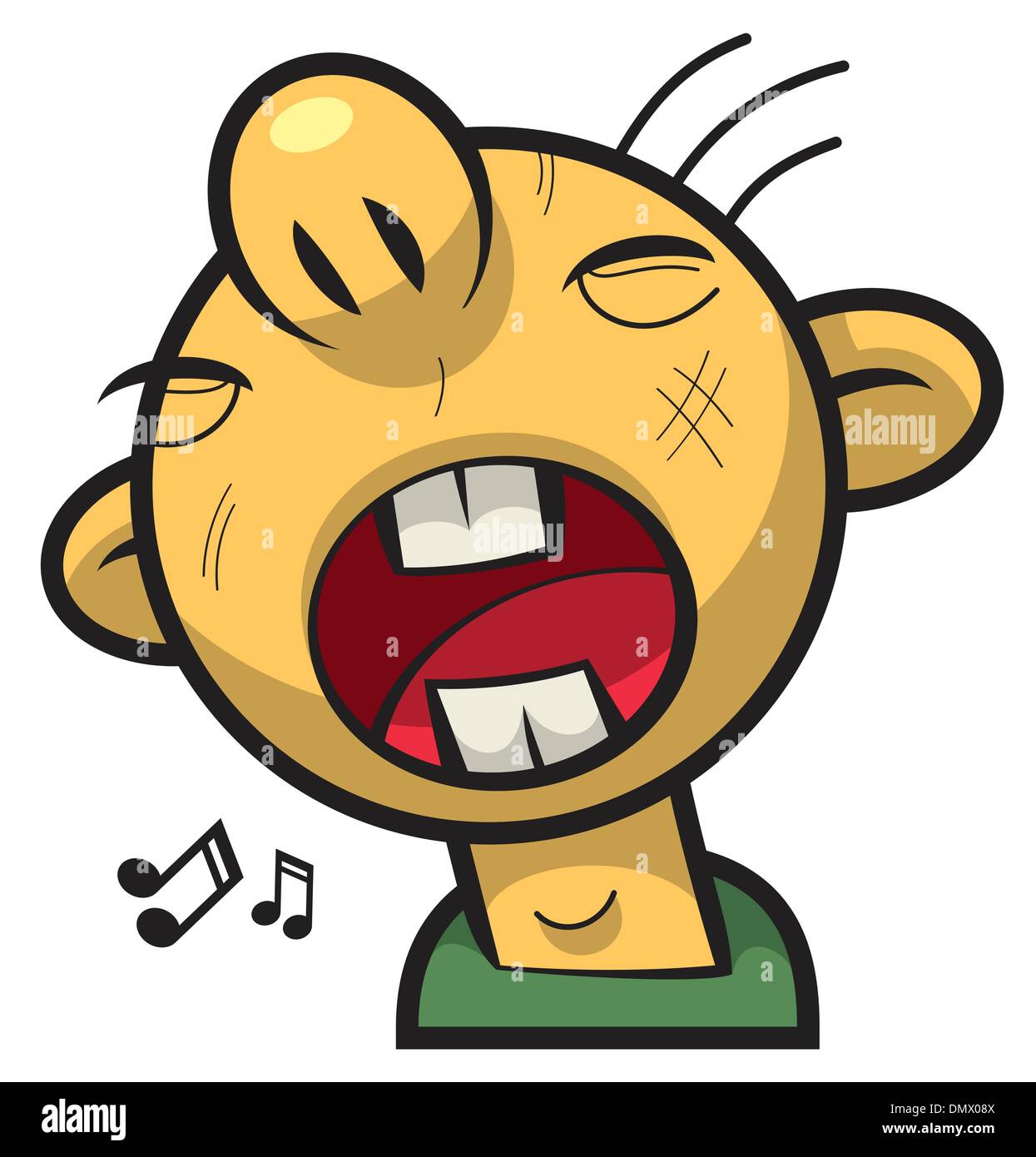 Singing child head Cut Out Stock Images & Pictures - Alamy