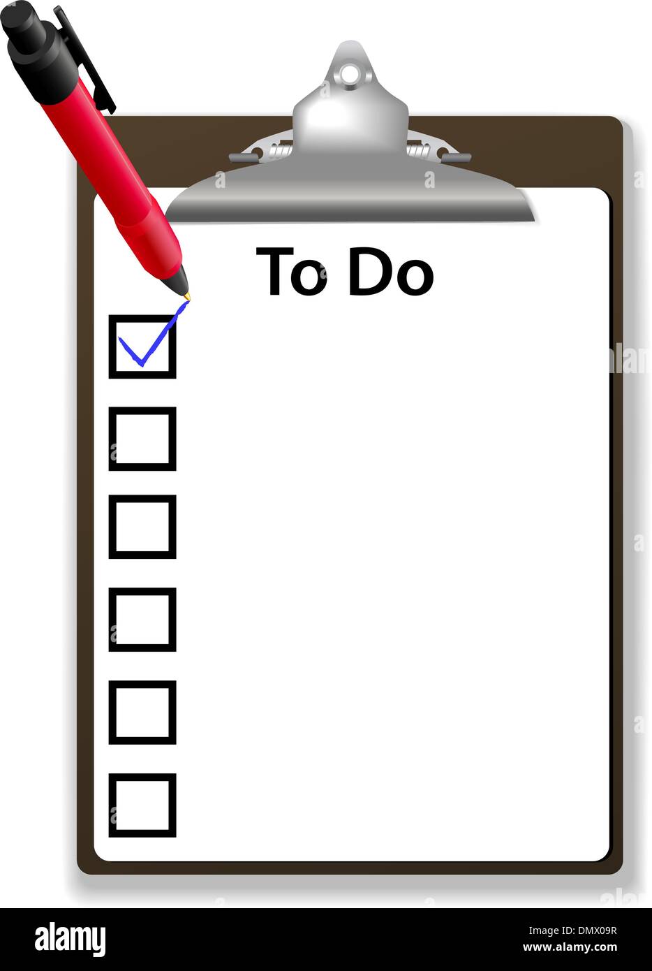 Check mark To Do checklist clipboard copy space Stock Vector Image ... Check mark To Do checklist clipboard copy space Stock Vector Image ...