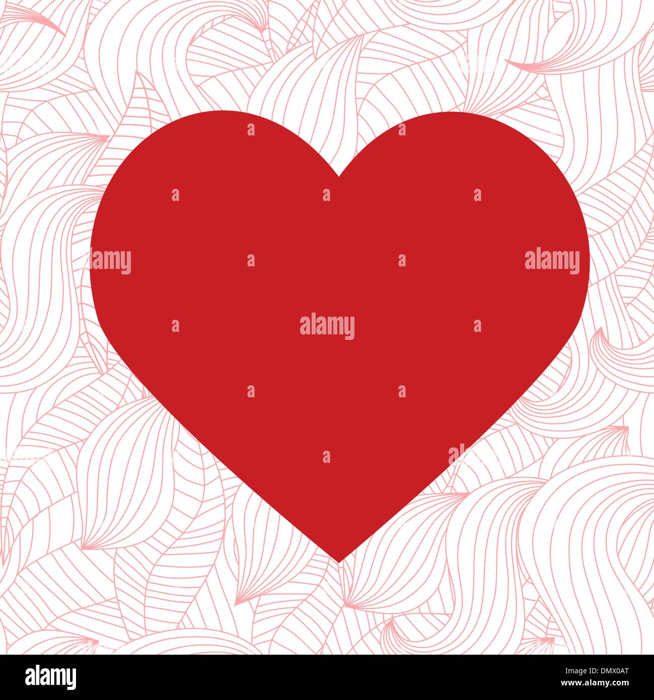 Heart pattern art deco Stock Vector Images - Alamy