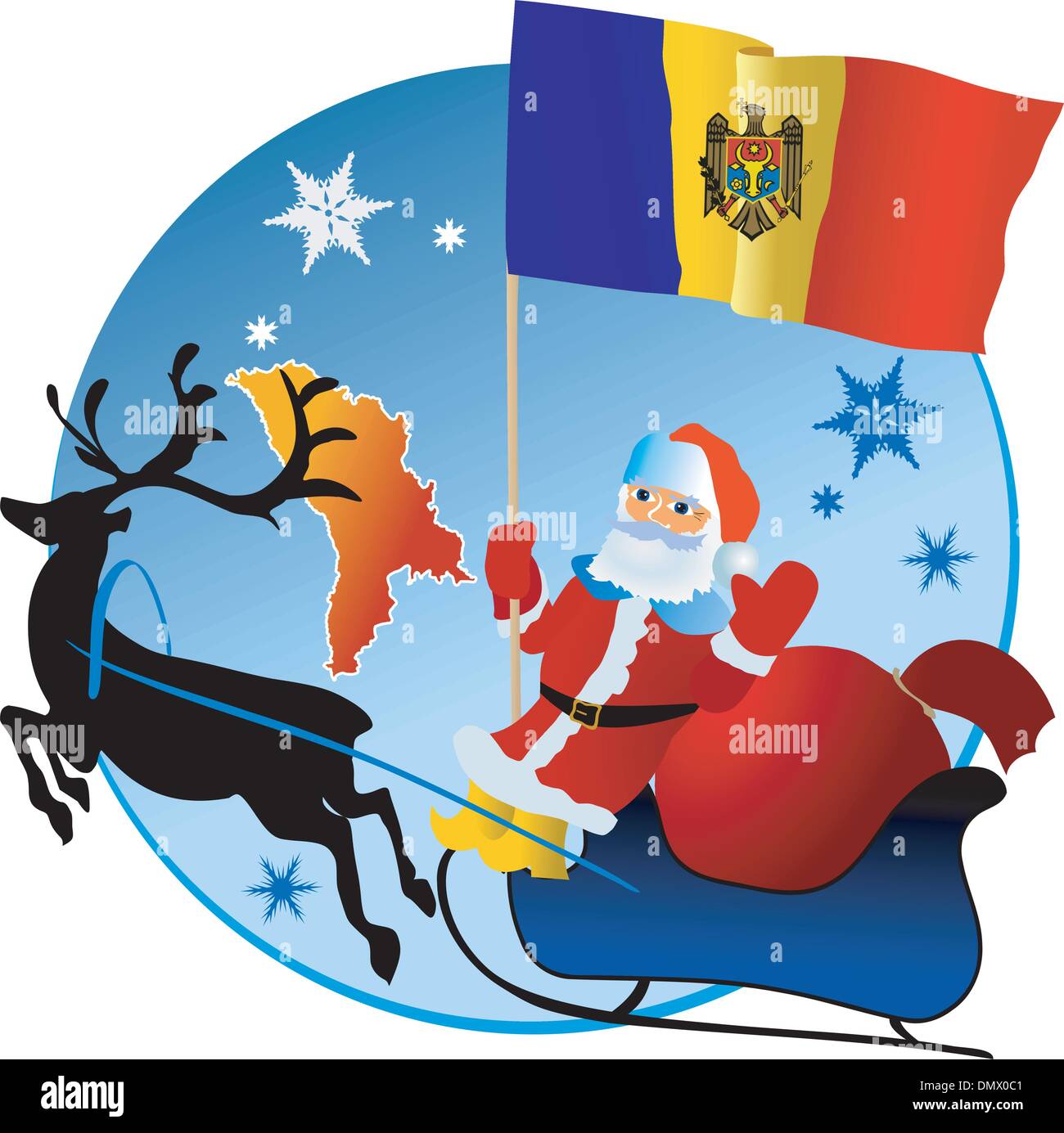 Merry Christmas, Moldova! Stock Vector Image & Art - Alamy
