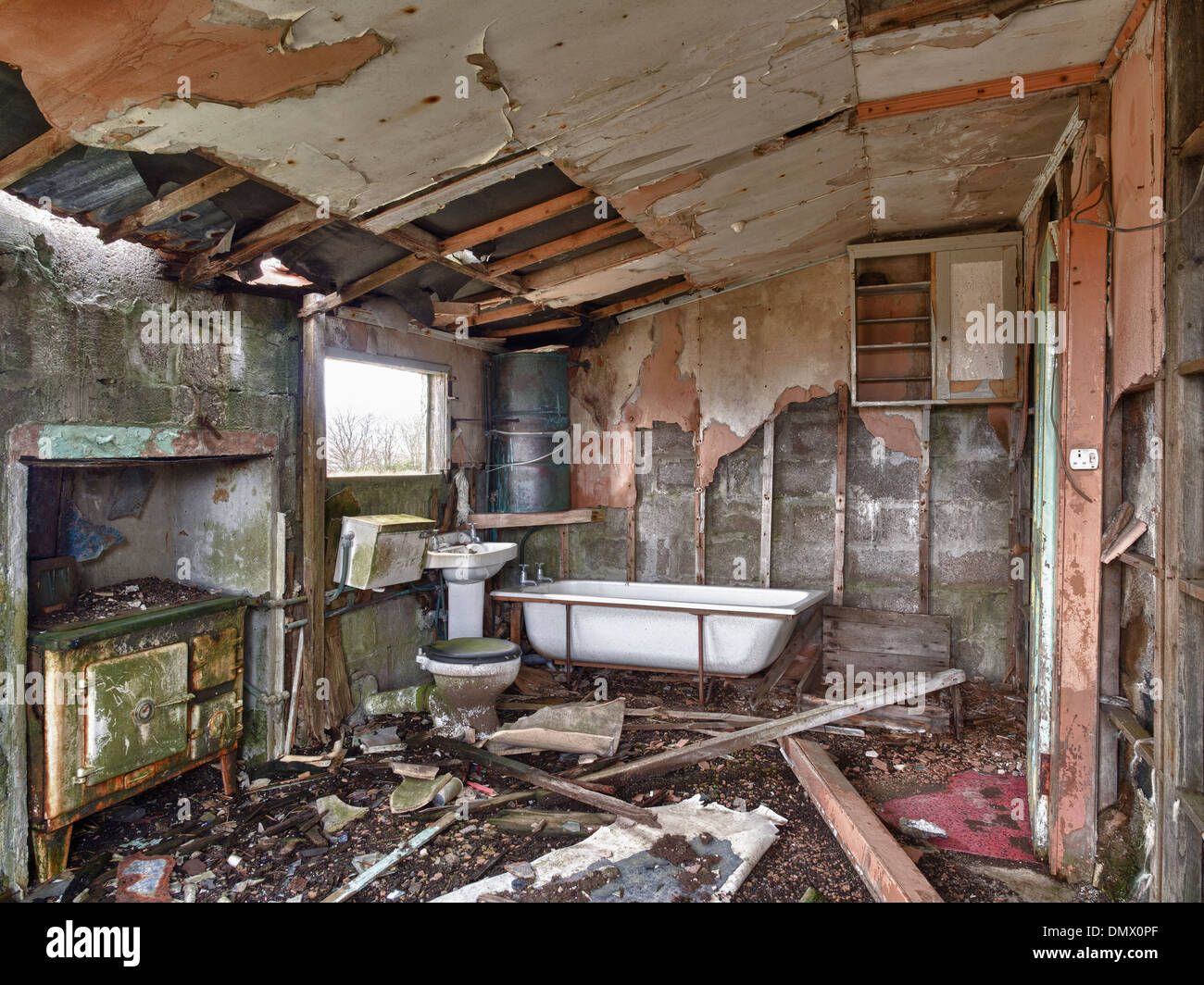 Rundown House Interior