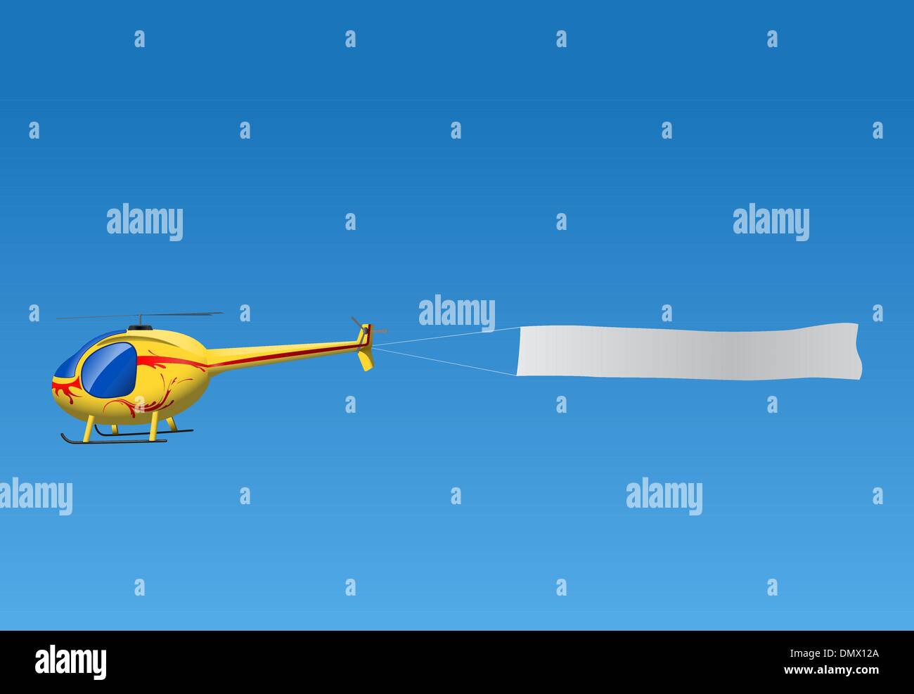 Helicopter chopper flying Stock Vector Images - Alamy