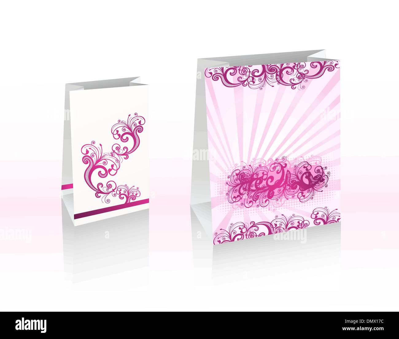 Vector purple shopping bags Stock Vector Image & Art - Alamy