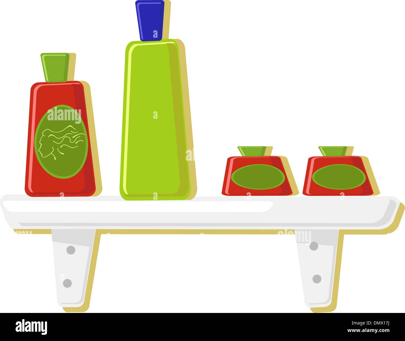 Woman package shelf Stock Vector Images - Alamy