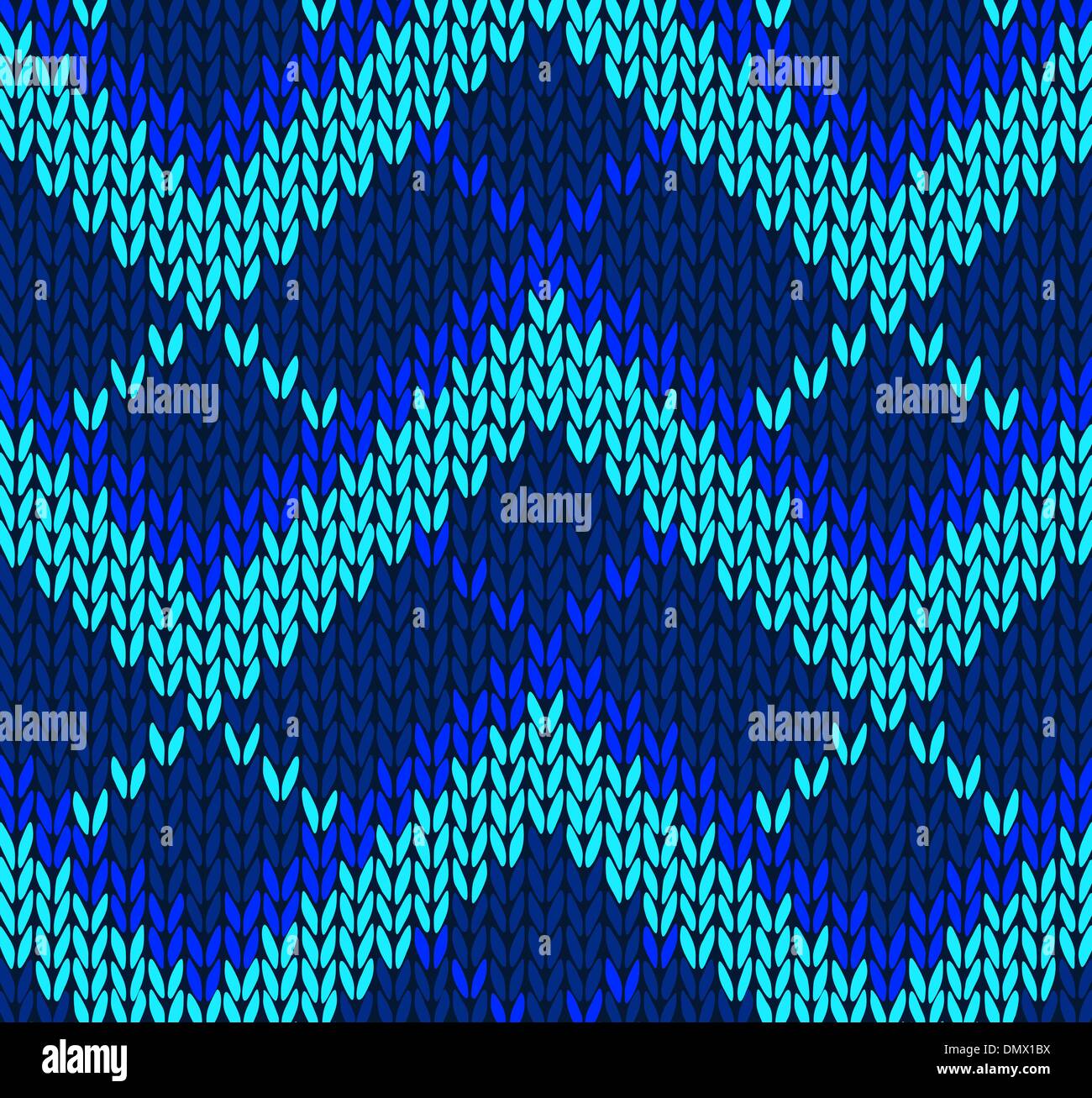 Style seamless blue color knitted pattern Stock Vector Image & Art - Alamy