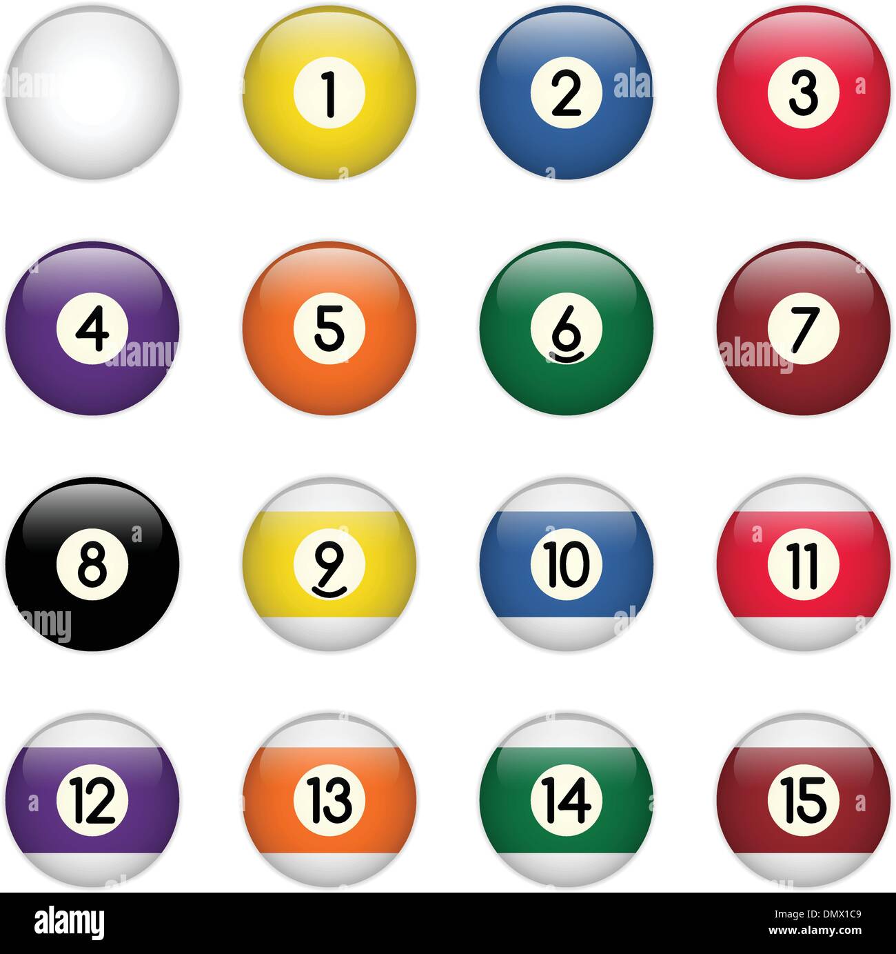 Closeup shot three colorful Stock Vector Images - Alamy