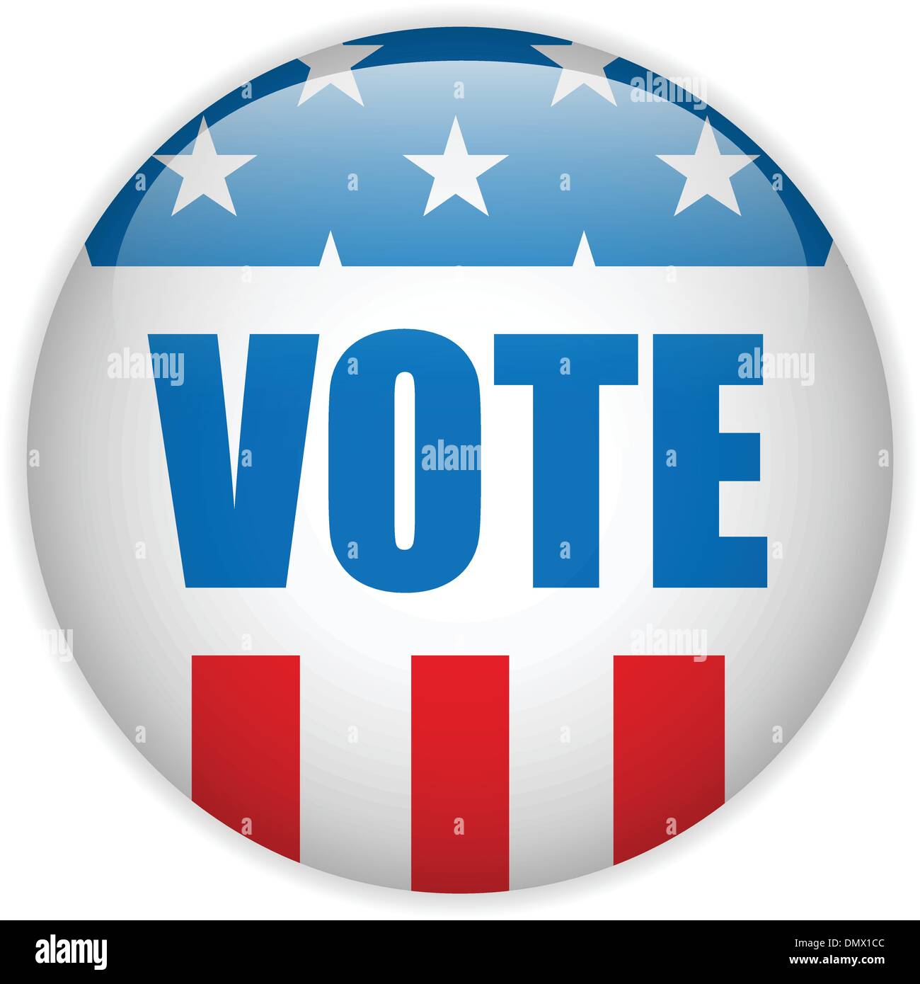 United States Election Vote Button Stock Vector Image & Art - Alamy