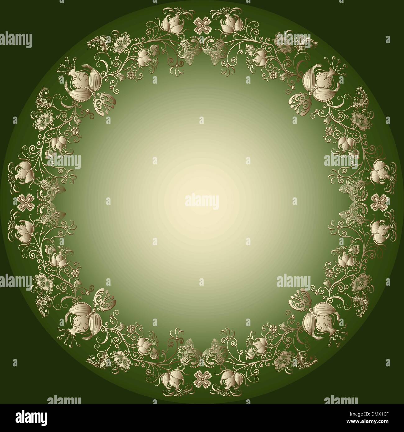 Vector easter line round Stock Vector Images - Alamy