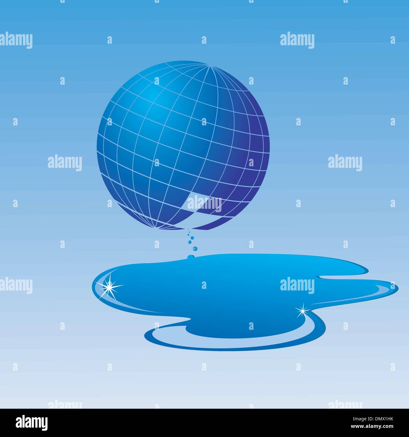 Leaky globe Stock Vector Images - Alamy