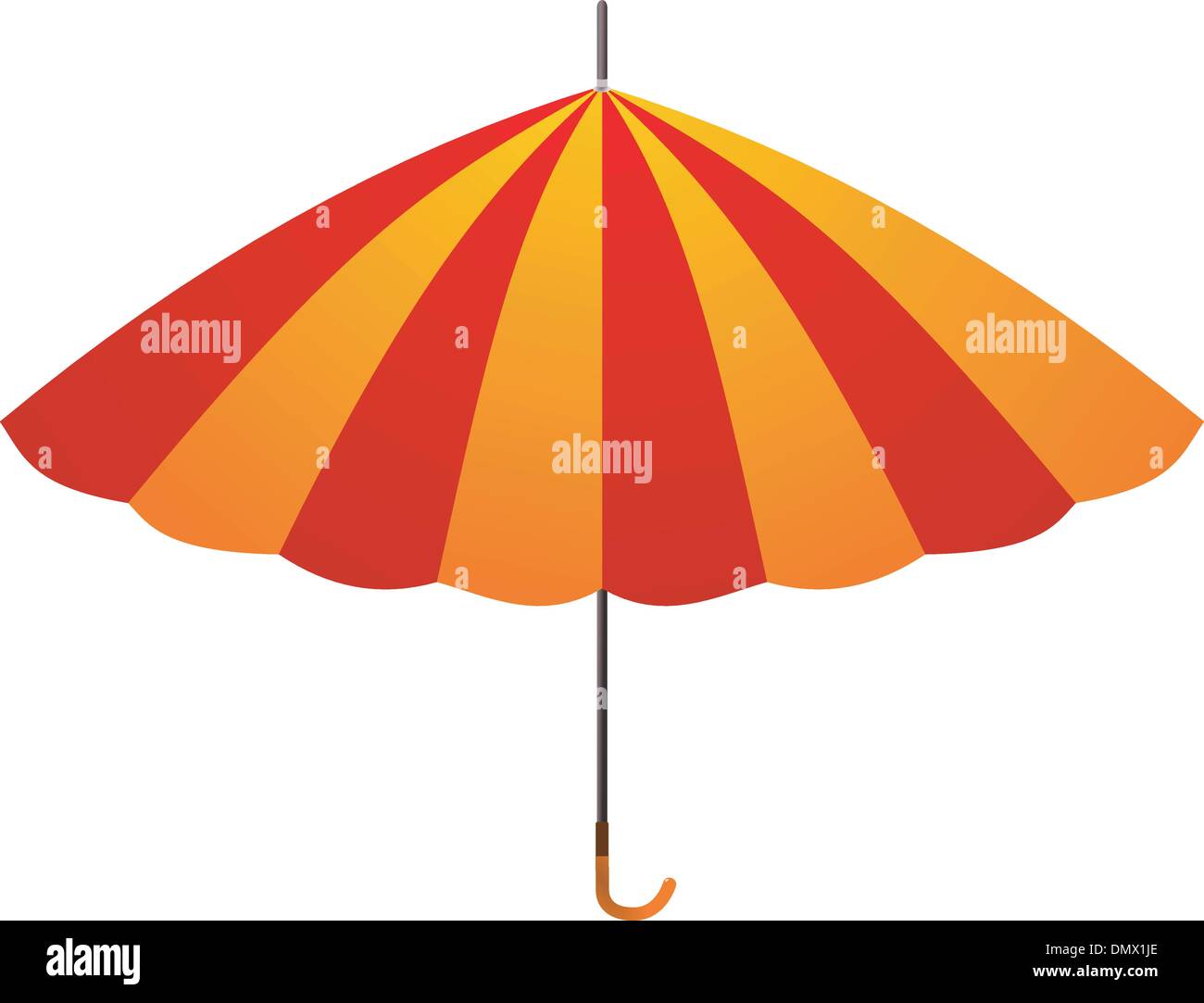Multi color umbrella Stock Vector Images - Alamy