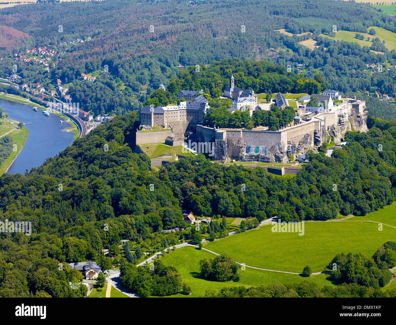 Königstein Fortress, Saxon Switzerland-East Ore Mountains, Saxony ...